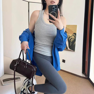 【清仓不退换】瀚柯MM6内搭打底吊带背心女经典数字弹力背心上衣-阿里巴巴