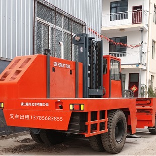 10吨侧面叉车侧向行走可升降大型叉车10吨偏叉搬运用设备供应-阿里巴巴