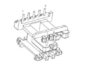 EE20变压器骨架EF20电木骨架EE20加宽骨架立式5-2-阿里巴巴