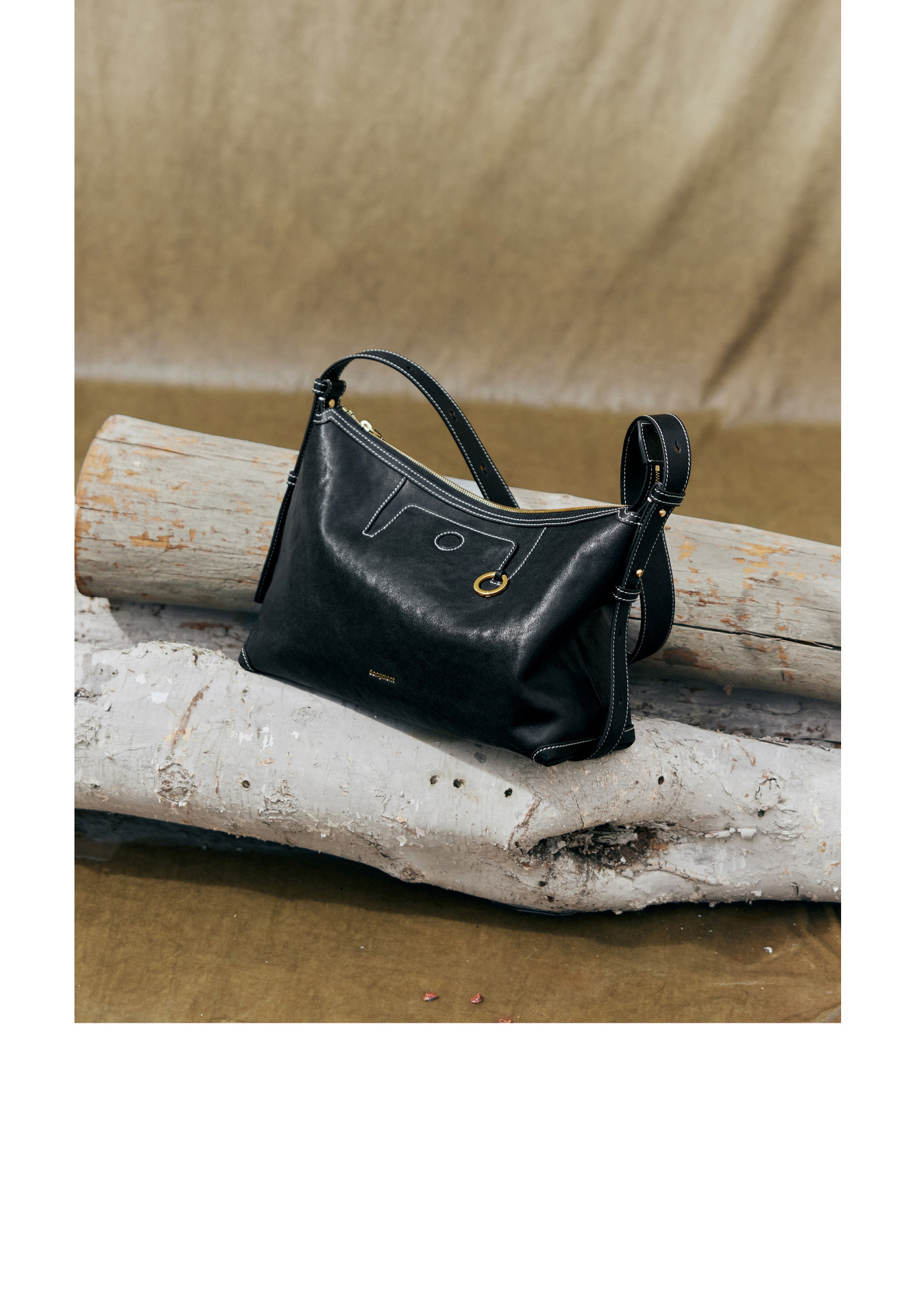 Songmont山下有松循迹系列浅行hobo包植鞣牛皮通勤腋下包饺子包女-阿里巴巴