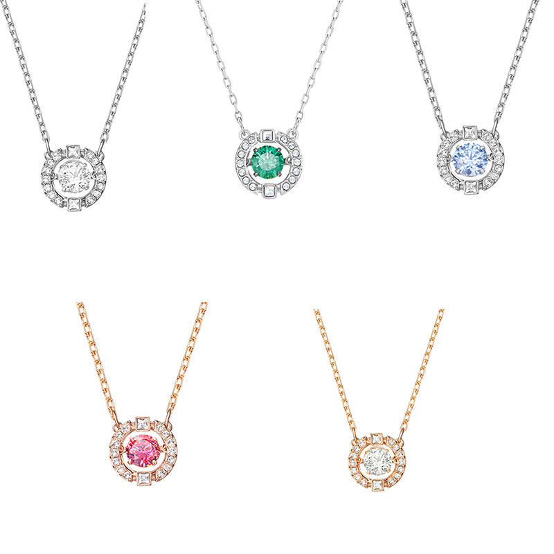 新品 施家 灵动跳动的心项链 耀动的心跃动圆形吊坠项链送女友-阿里巴巴