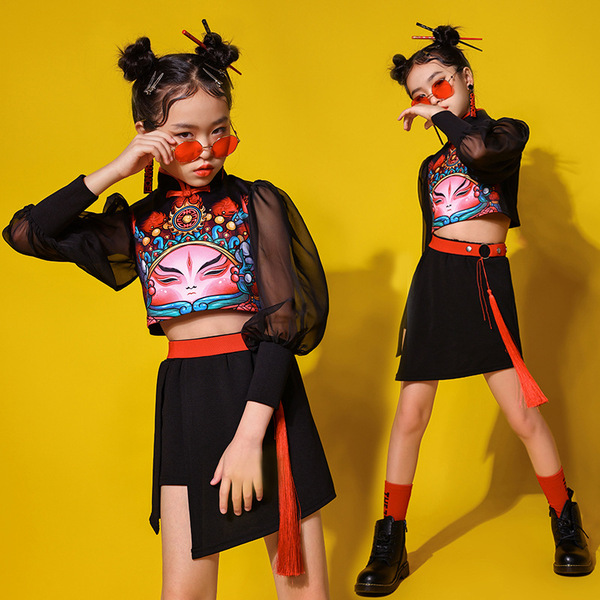 June 1 children's costumes of Chinese wind girls take the wet suit new ...