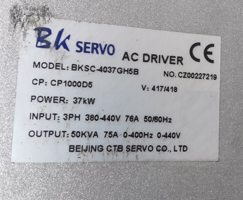 原装正品 CTB BKSC-4037GH5B 超同步交流主轴 伺服驱动器 37KW-阿里巴巴
