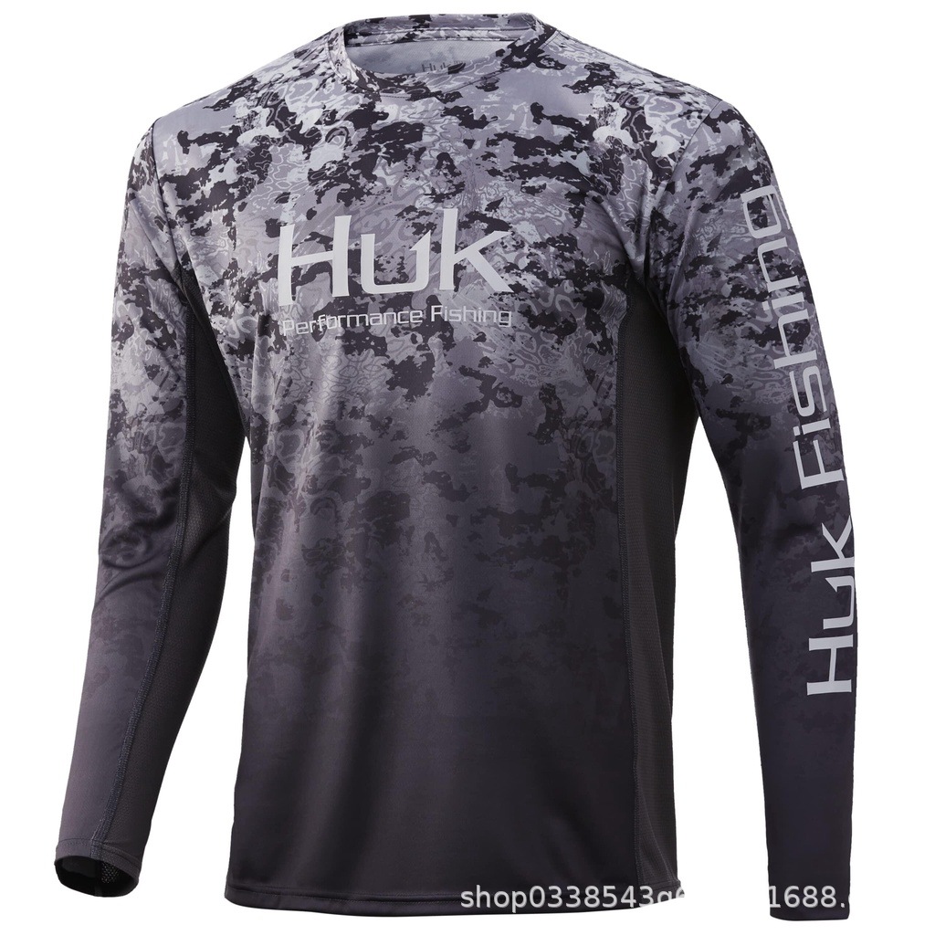HUK fishing clothメンズ春夏新作日焼け止め通気長袖釣り服 | 1688.comの工場直送商品を7sGoodでお得に購入 ...