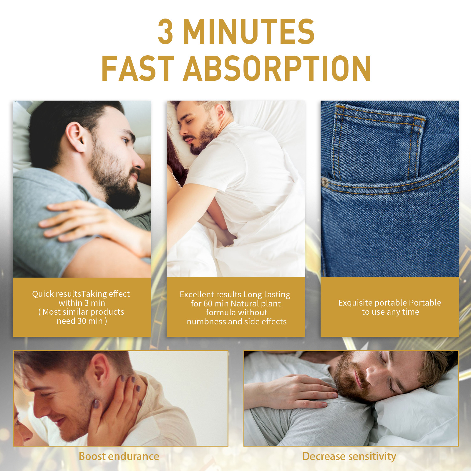 North Moon Body Exercise Men's Massage Care Essential Oil | Voghion.com