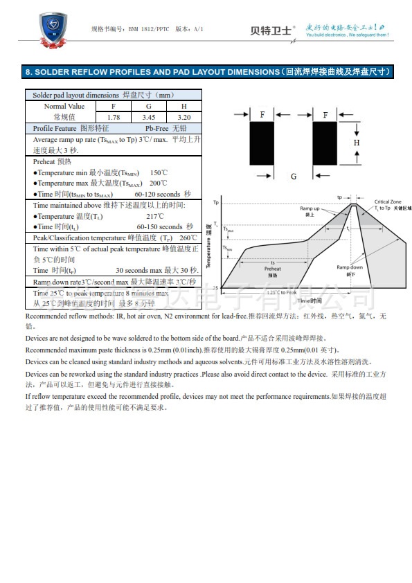 贝特1812-BNM系列自恢复贴片式保险丝BNM01009A000 BNM02007A000-阿里巴巴