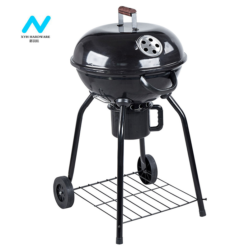 圆形BBQ20寸大苹果炉家用庭院木炭烧烤炉水壶烧烤架亚马迅烤鱼炉-阿里巴巴