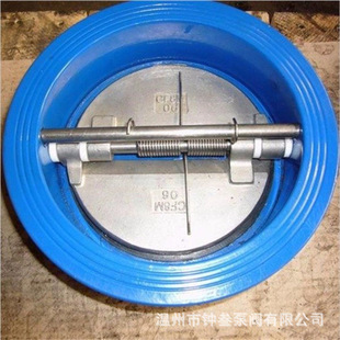 不锈钢对夹双瓣蝶式止回阀 H77X-16P 单向逆止阀 H77W 止回阀-阿里巴巴