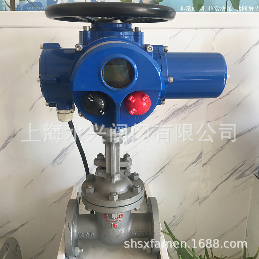 Z941H-16C-DN80智能调节型电动闸阀 双法兰电动闸阀4-20mA DC信号-阿里巴巴