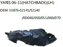 叶子板内衬适用于丰田致炫YARIS 06-11 53876-52141-阿里巴巴