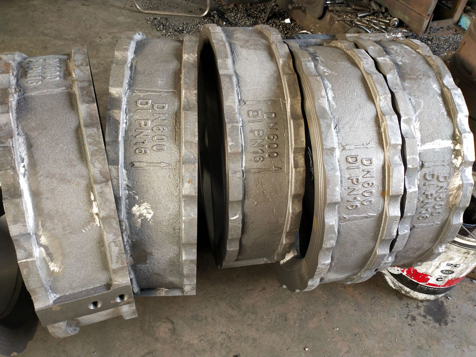 厂家可批发定制球墨铸铁双瓣对夹蝶形对夹止回阀 H77X-16Q-阿里巴巴