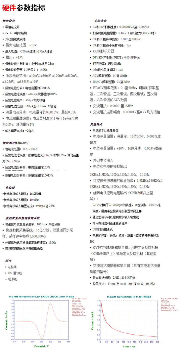 上海辰华CHI660E/650E/630E/620E/610E电化学分析仪/工作站-阿里巴巴