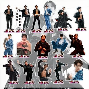 Jung Kook New Acrylic Double-Sided High-Definition Stand Desktop ...