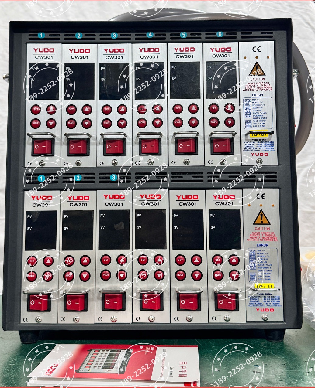 韩国柳道YUDO原厂正品保证 CW301热流道模具温控箱温控卡12组-阿里巴巴