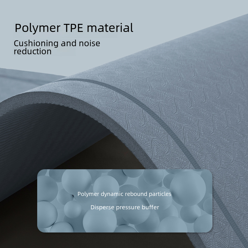 Factory Direct supply TPE yoga skipping rope pad soundproof shock pad ...