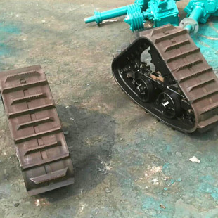 三角履带底盘总成 旋耕机加装三角履带轮 四轮拖拉机改装履带链轨-阿里巴巴