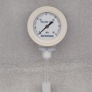 A066*SURPASS PFA压力表 PRESSURE GAUGE 耐腐蚀指 0-0.3MPa-阿里巴巴