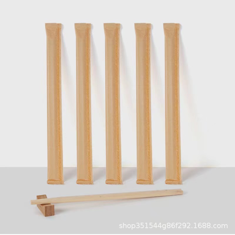 Disposable chopsticks Kraft paper packaging carbonized bamboo ...