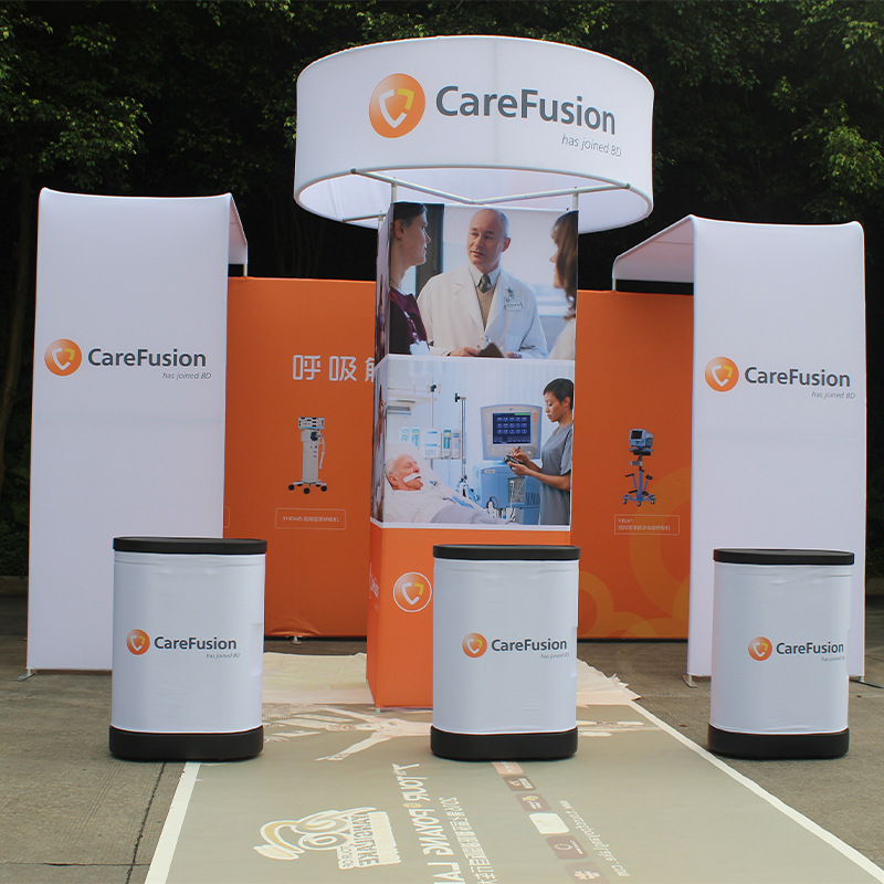 Fast curtain show exhibition equipment exhibition set up foreign ...