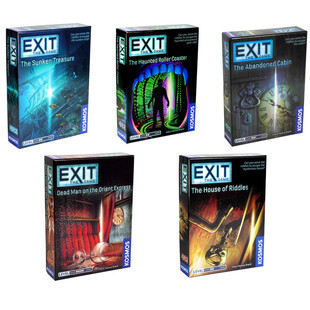 外贸热销 英文版THE EXIT GAME 家庭密室逃生体验卡牌游戏-阿里巴巴