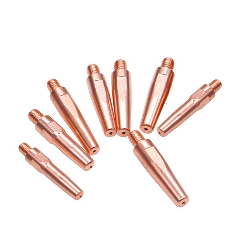 Grade 8.8 Chrome Zirconium Copper Conductive Nozzle M6 Gas Shielded ...