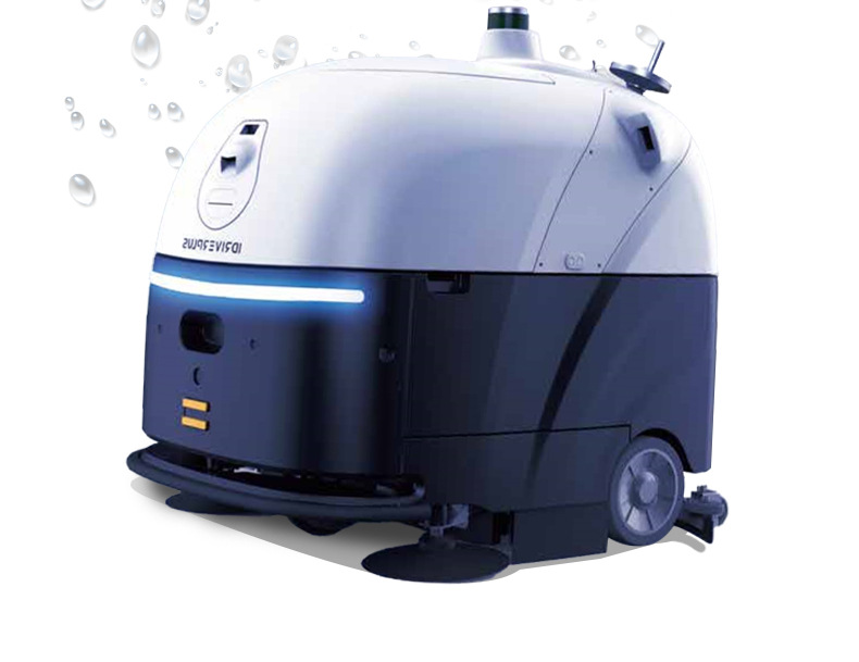 智行者蜗小白SC80智能扫地机器人自动上下水商用工业拖地机器人-阿里巴巴