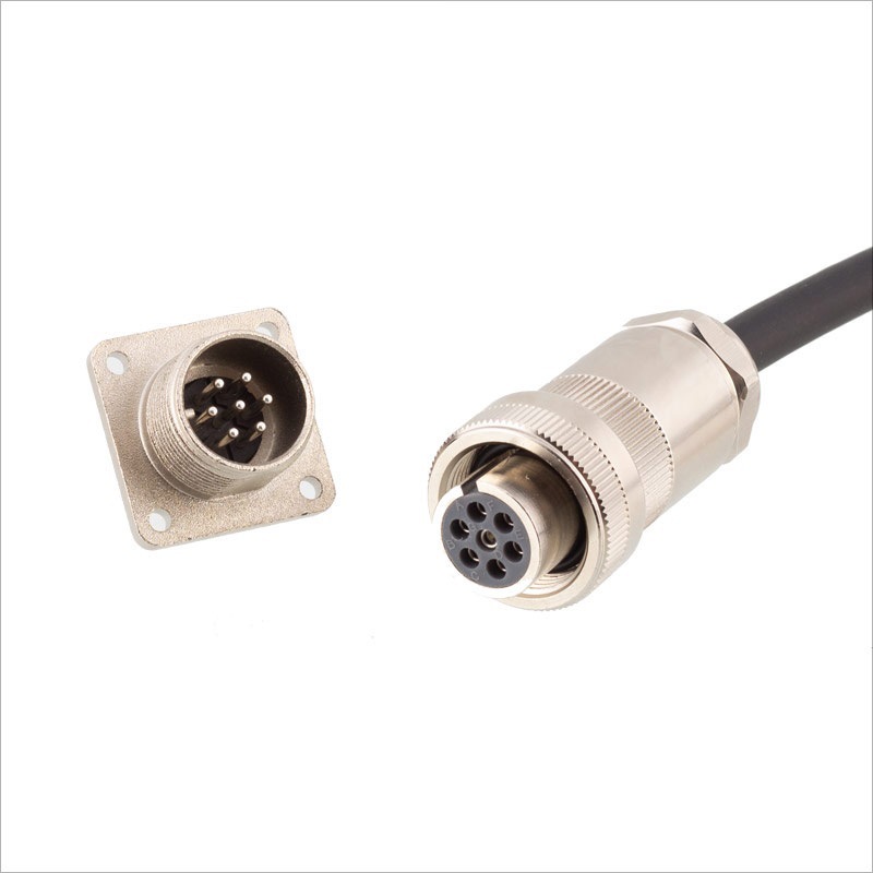 7芯金属比例阀伺服阀航空插头MOOG力士乐ITT派克连接器-阿里巴巴