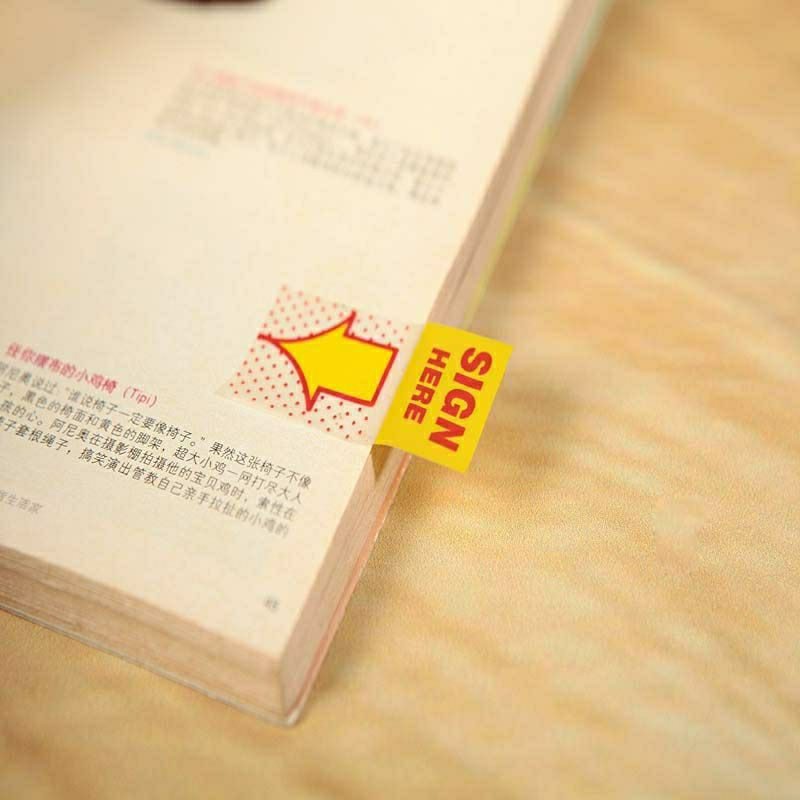 sign here签名贴 指示标签贴 贴合同便利贴 办公实用贴小助手贴纸-阿里巴巴