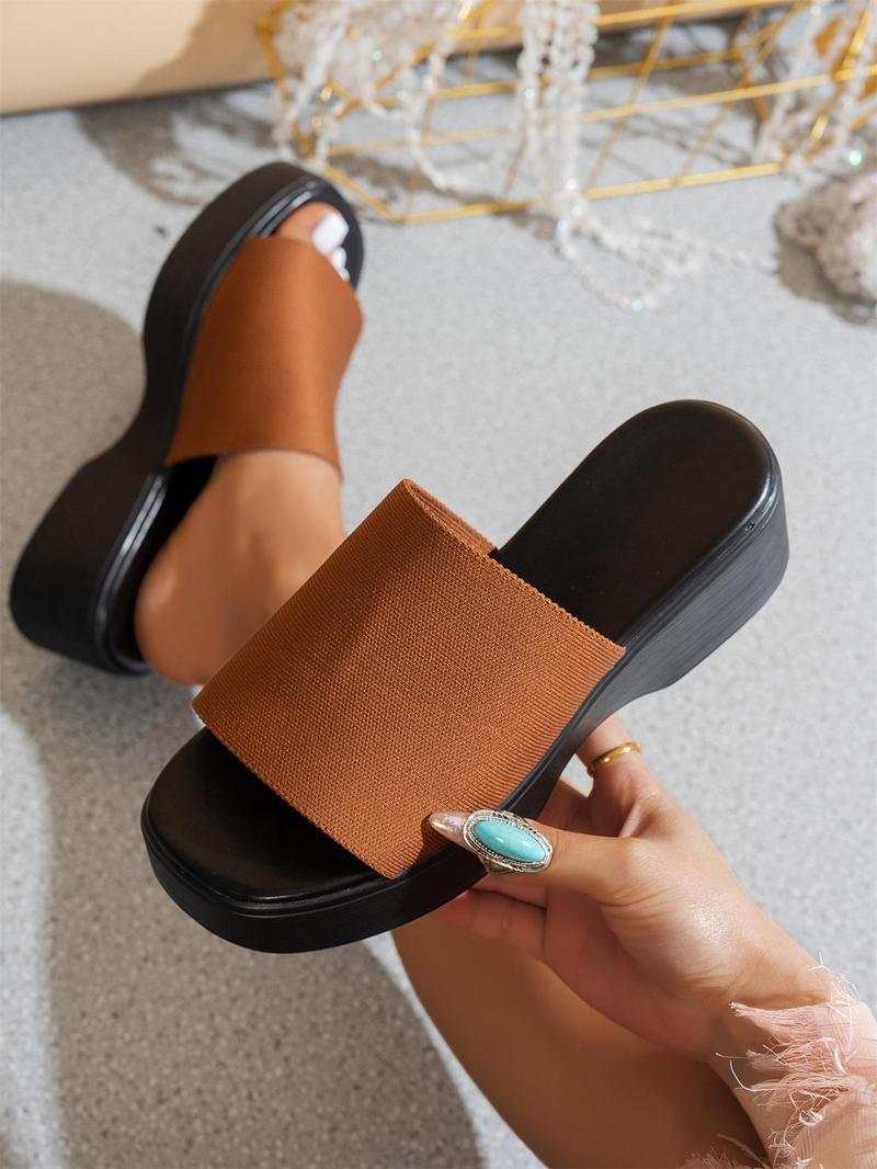 Women's Solid Color Platform Sandals Summer Sandals Women-阿里巴巴