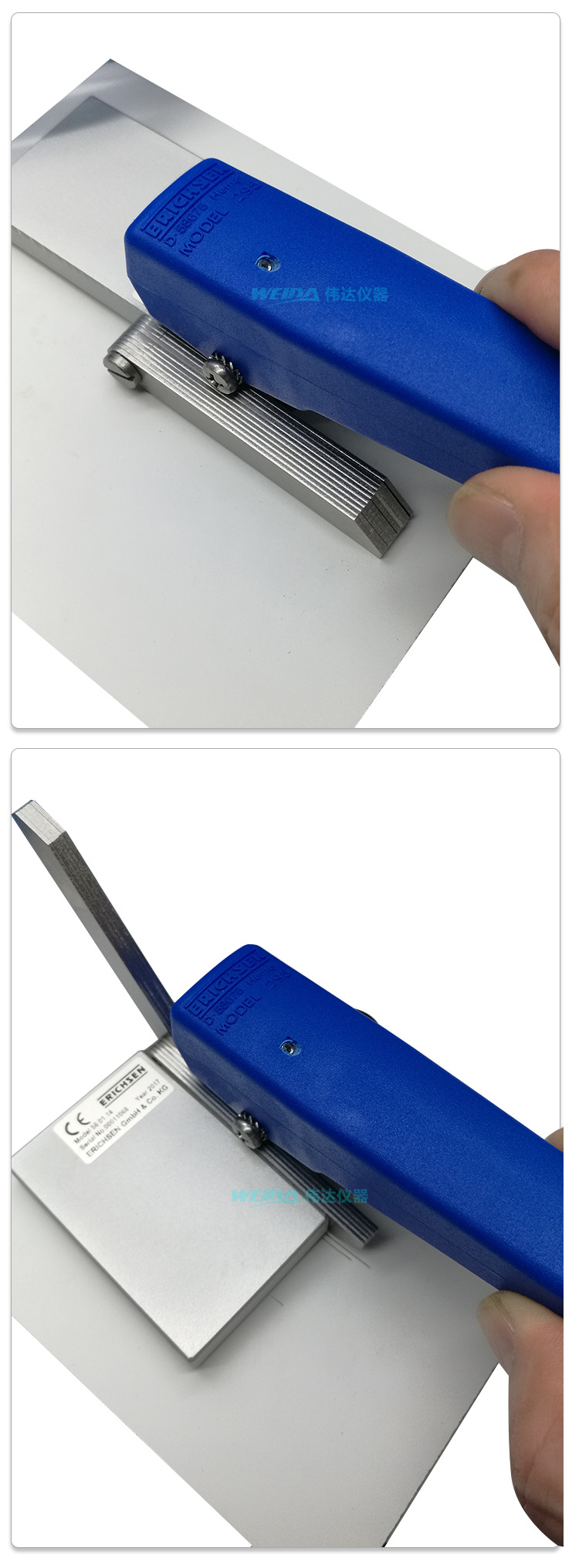 Erichsen 仪力信295划格刀 十字漆膜划格器 百格刀 附着力测试仪-阿里巴巴