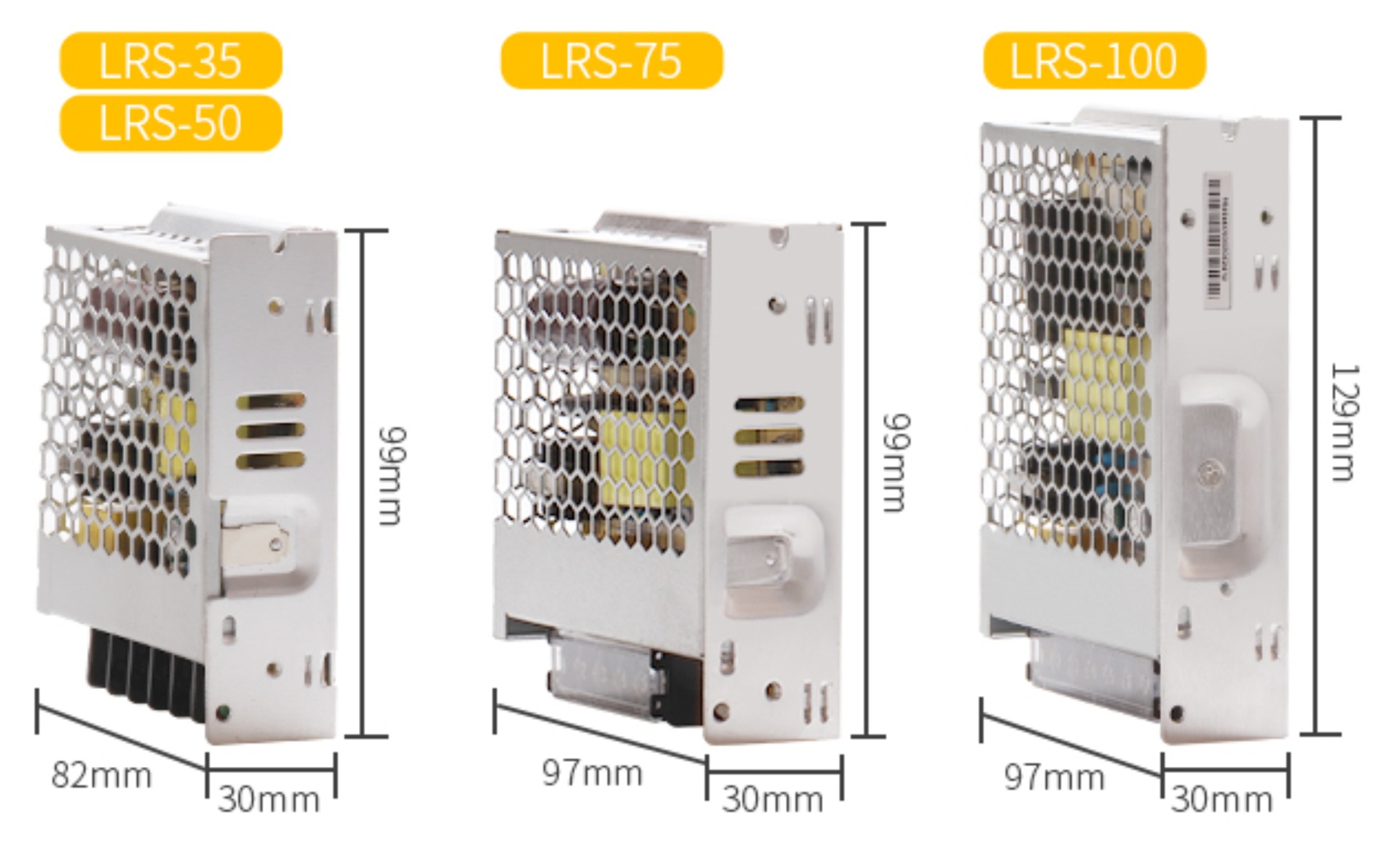 乐清明伟MW开关电源AC220转换直流12V或24DC变压器LRS-75/100/350-阿里巴巴