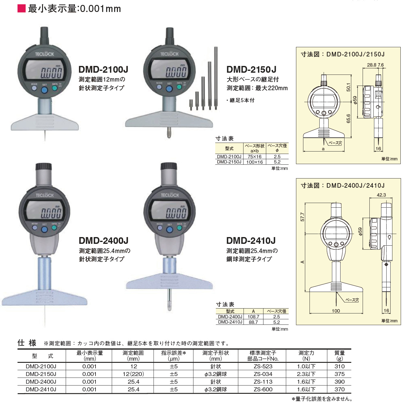 日本DMD-210S2数显深度计DMD-2100S2深度规DMD-210J DMD-2100J-阿里巴巴