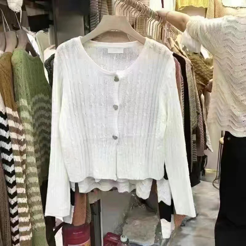 Spring and Autumn Miscellaneous Women's Knitted Thin Cardigan Women's ...