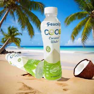 越南进口 佩思利 椰子水450ml*24瓶 整箱批发纯椰青果汁补水 包邮-阿里巴巴