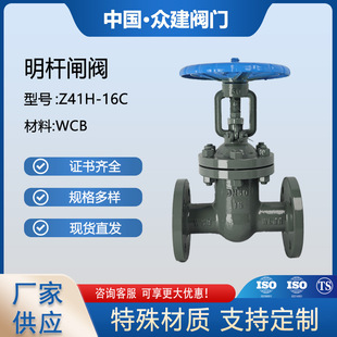 Z41H-16C国标WCB碳钢法兰闸阀明杆闸阀水/油/气通用钢制耐压-阿里巴巴