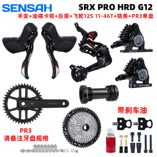 SENSAH顺泰油碟碳纤维SRX PRO HRD 1X12速变速器套件手变后拨夹器-阿里巴巴