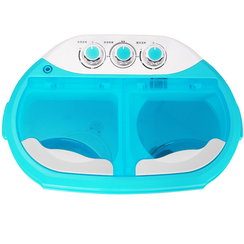 跨境double bucket washing machine家用迷你半自动双桶洗衣机-阿里巴巴