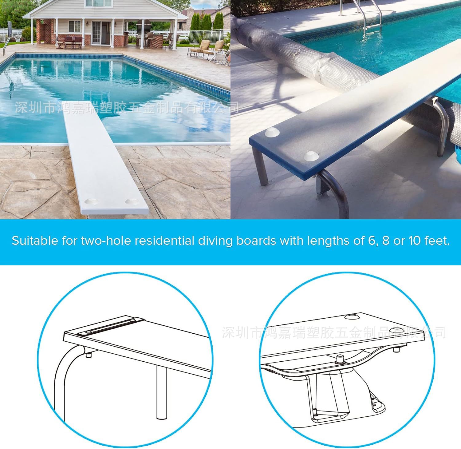 跨境专供跳水板螺丝泳池跳水板螺丝安装套件 Diving Board Bolts-阿里巴巴