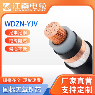江南电缆低烟无卤电力电缆WDZN-YJV阻燃耐火10-50平方工程电缆-阿里巴巴