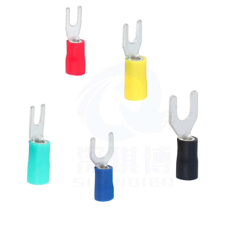 接线端子SV1.25~5.5叉型端子U型端子冷压端子绝缘端子线鼻子-阿里巴巴