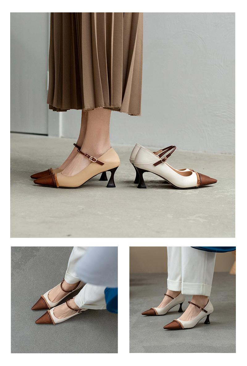 Chiko Noemy Pointed Toe Kitten Heels Pumps