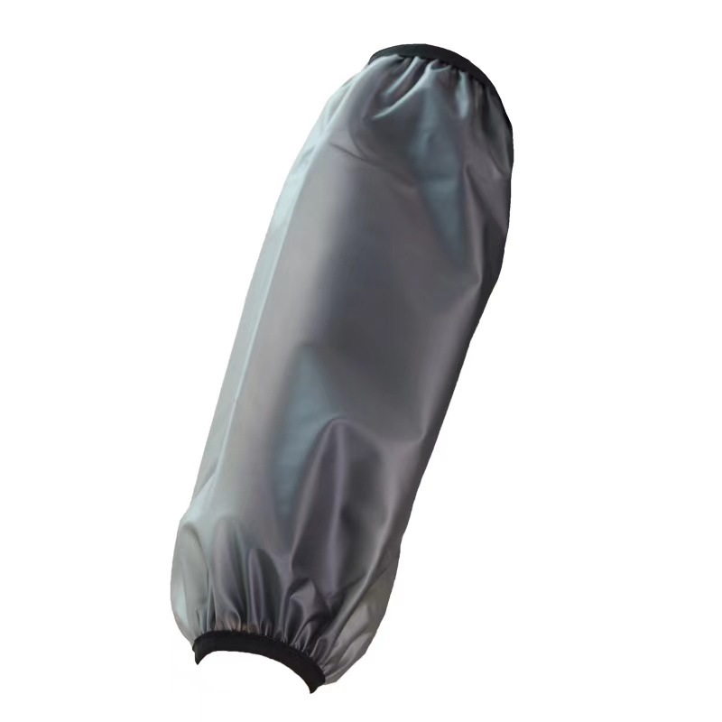 Long enlarged waterproof sleeve solid color anti-oil work labor ...