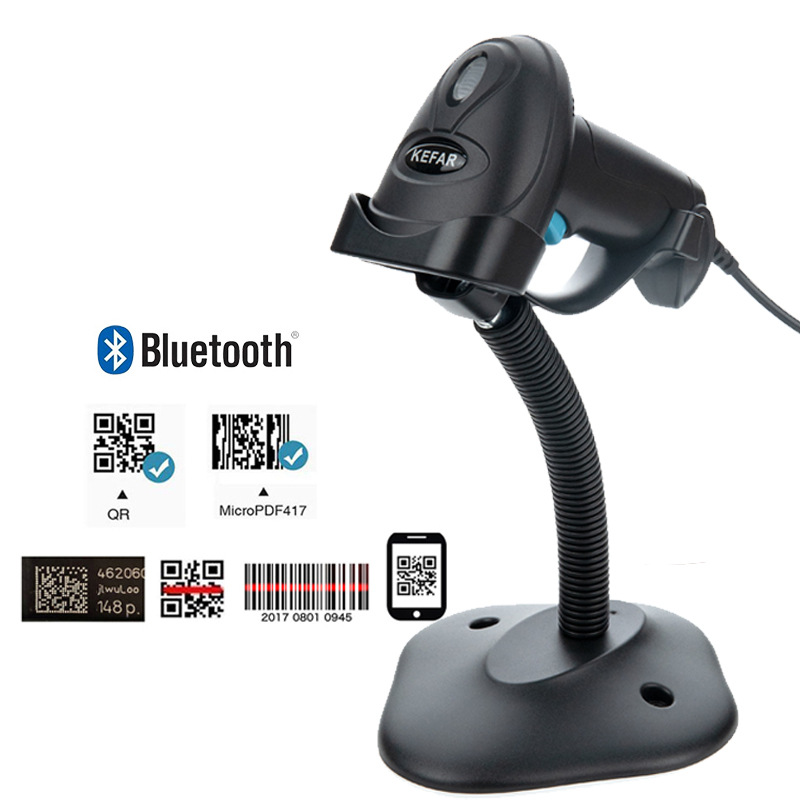 H4B Bluetooth Wireless Barcode Scanner 2D QR Codes Reader-阿里巴巴