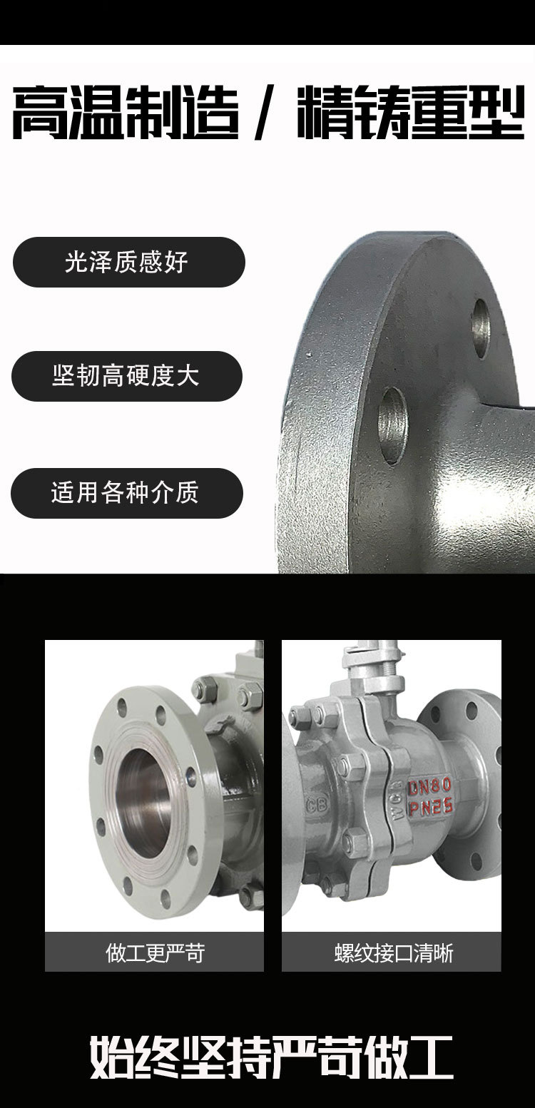 手动法兰铸钢/不锈钢涡轮球阀Q341F-16C/16P软密封蒸汽水调节国标-阿里巴巴