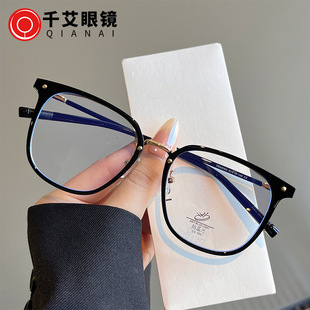 新款TR90女文艺可配度数近视眼镜框韩版ins女学生素颜防蓝光眼镜-阿里巴巴