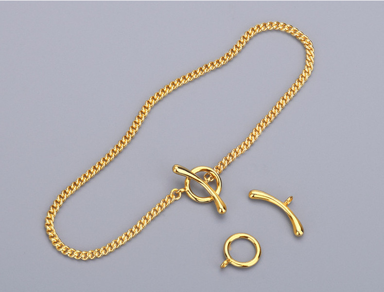 s925纯银OT扣 DIY手链扣头珍珠项链扣连接配件 手工制作收尾材料-阿里巴巴