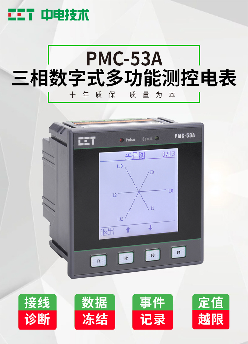 出口电表UL/CE/FCC认证PMC-53A三相智能多功能测控电表-阿里巴巴