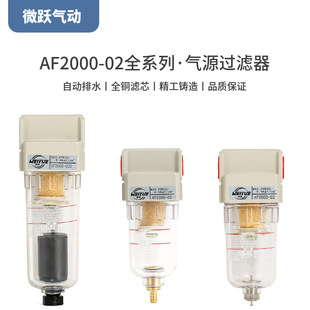 SMC型AF2000-02过滤器气泵2分空气自动排水油水分离器美容仪滤杯-阿里巴巴