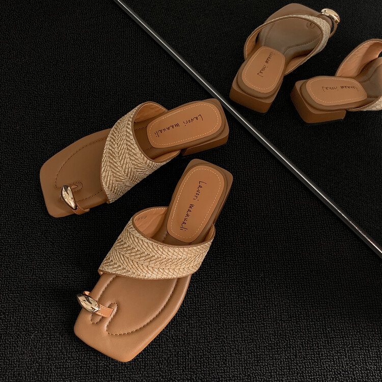 CHIKO Kaly Open Toe Block Heels Slides Sandals
