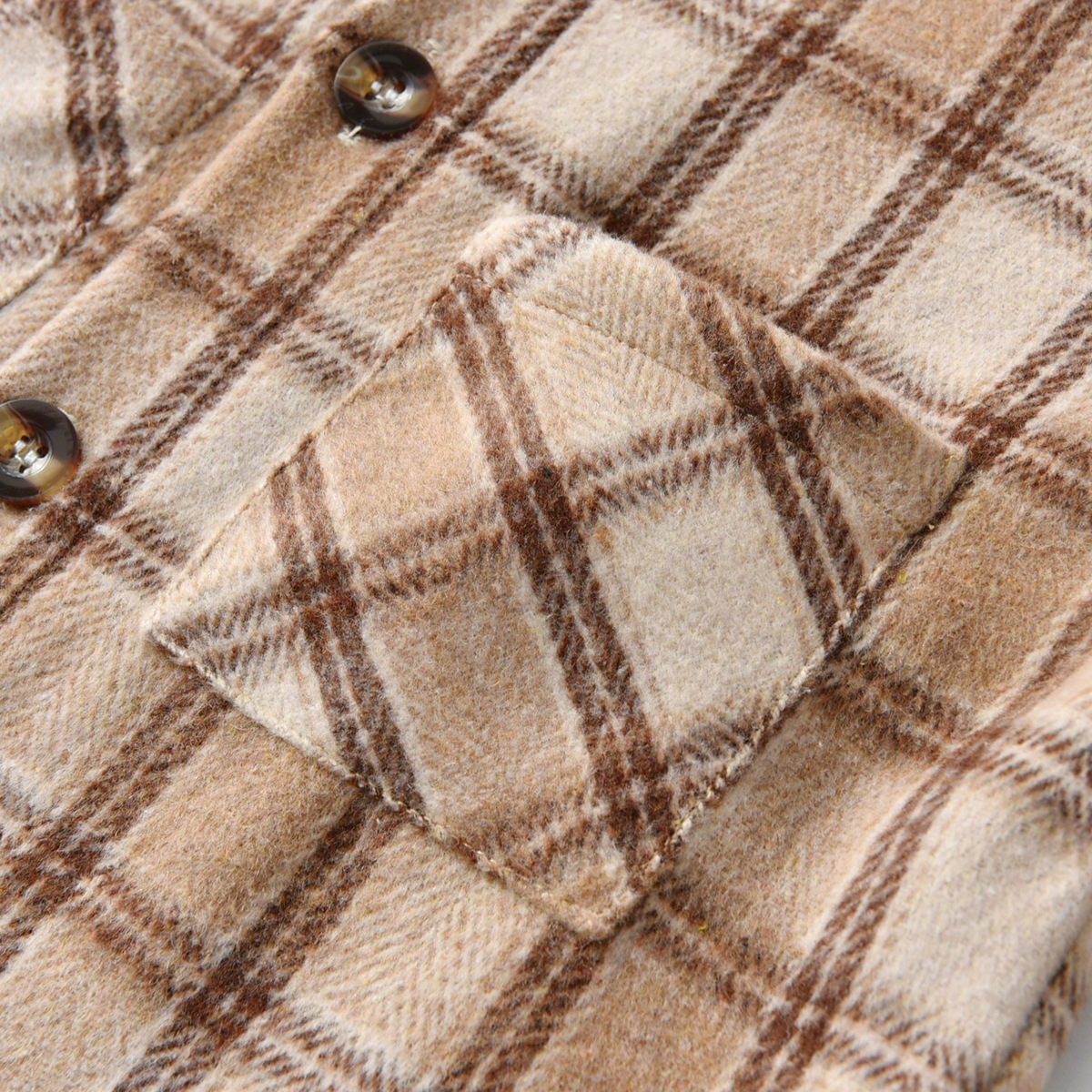 Wholesale 18M-6Y Toddler Boys Plaid Pockets Hooded Jack